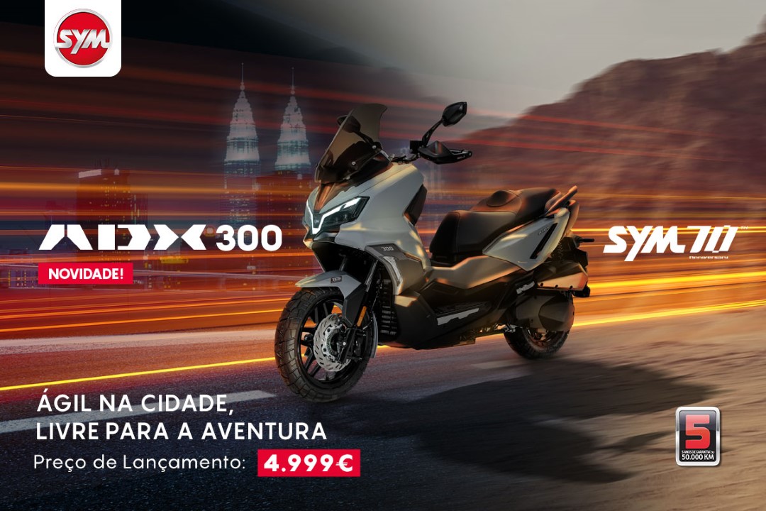 SYM ADX 300: A nova scooter urbana de aventura já disponível em ...