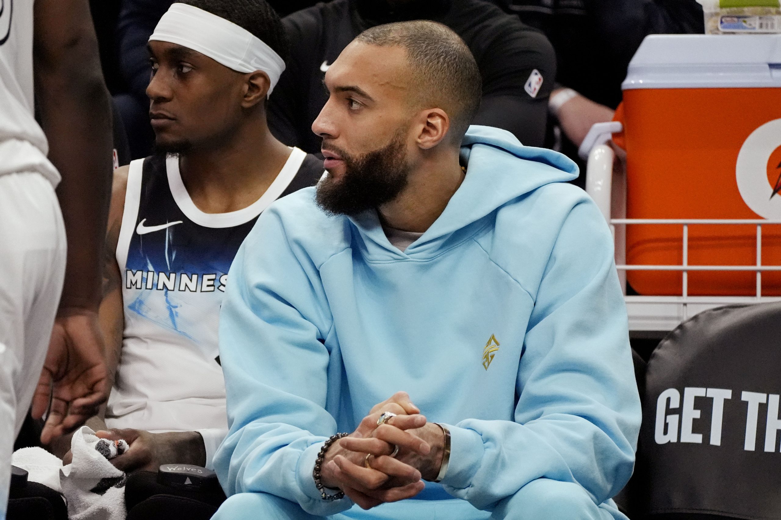 Back spasms bench Timberwolves' titan Rudy Gobert but Edwards and ...