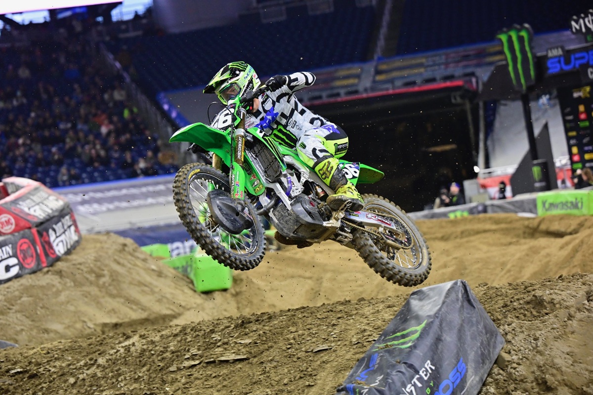 Seth Hammaker ditou superioridade no AMA 250SX em Indianápolis - Motociclismo